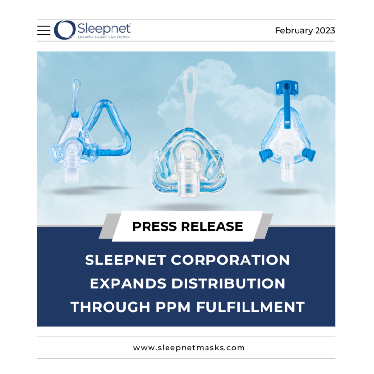 Sleepnet Corporation Expands Distribution through PPM Fulfillment
