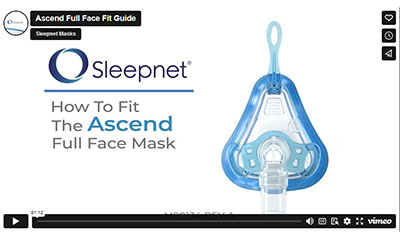 Ascend® Full Face Mask – How To Fit - Sleepnet Corporation
