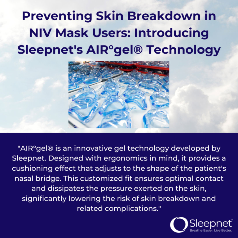 Preventing skin breakdown in NIV Mask Users with AIRgel Tech